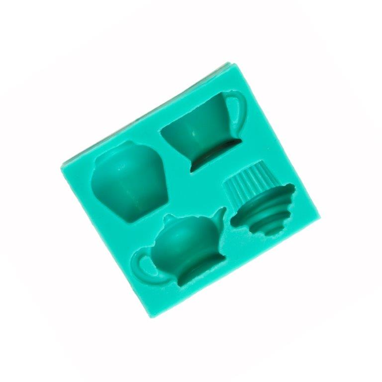 Silicone Mould - High Tea Party – Merryday - Cake Decorating Supplies