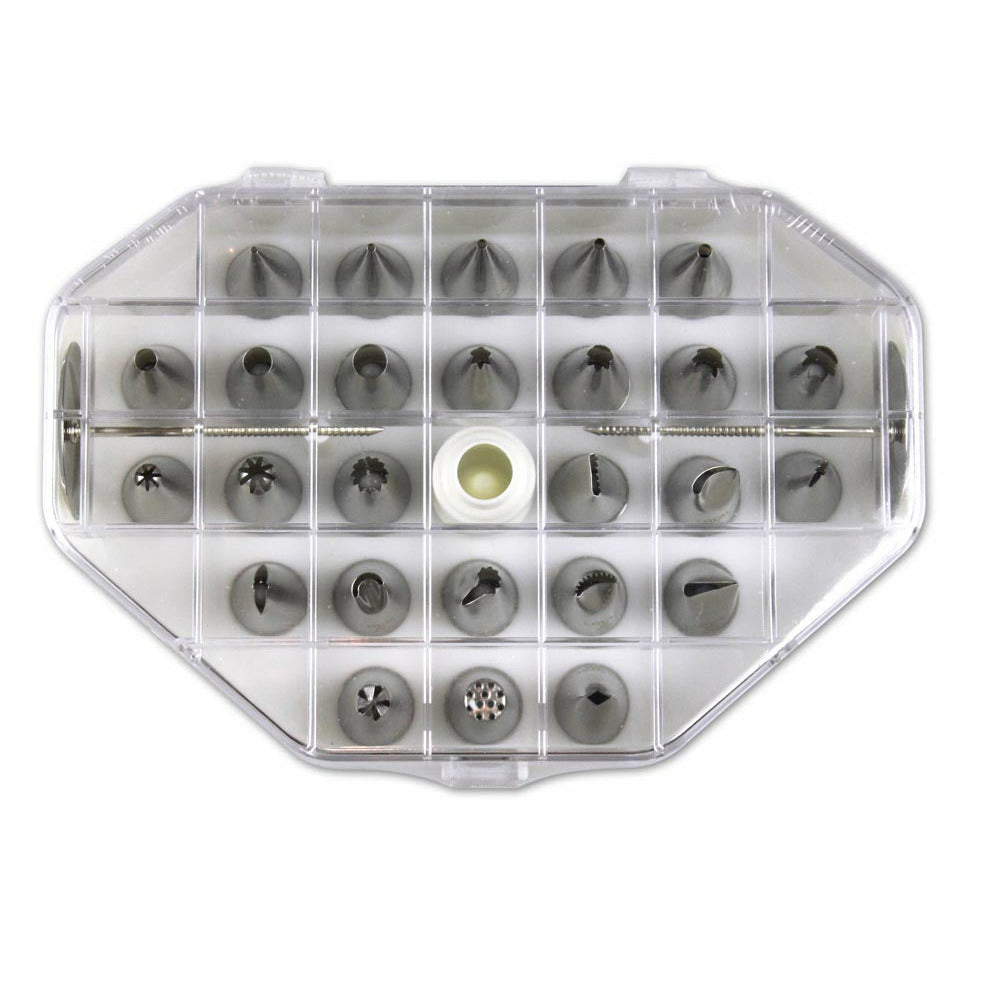 Decorating Tube Set 29 Piece Stainless Steel – Merryday - Cake ...