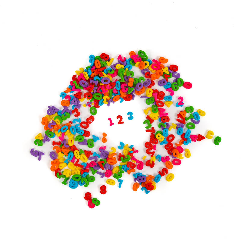 Mixed Numbers Sprinkles 55g – Merryday - Cake Decorating Supplies